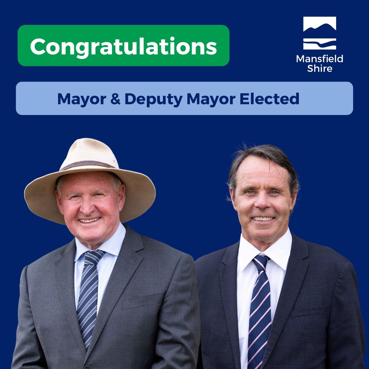 Mayor and Deputy Mayor elected for new Council - Mansfield Shire Council